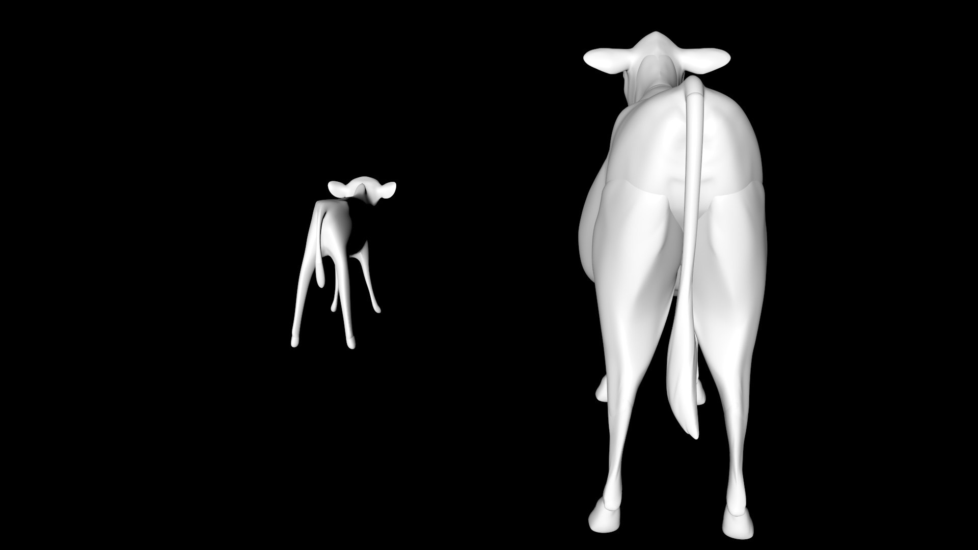 Cow Calf 3D Model - TurboSquid 1677123