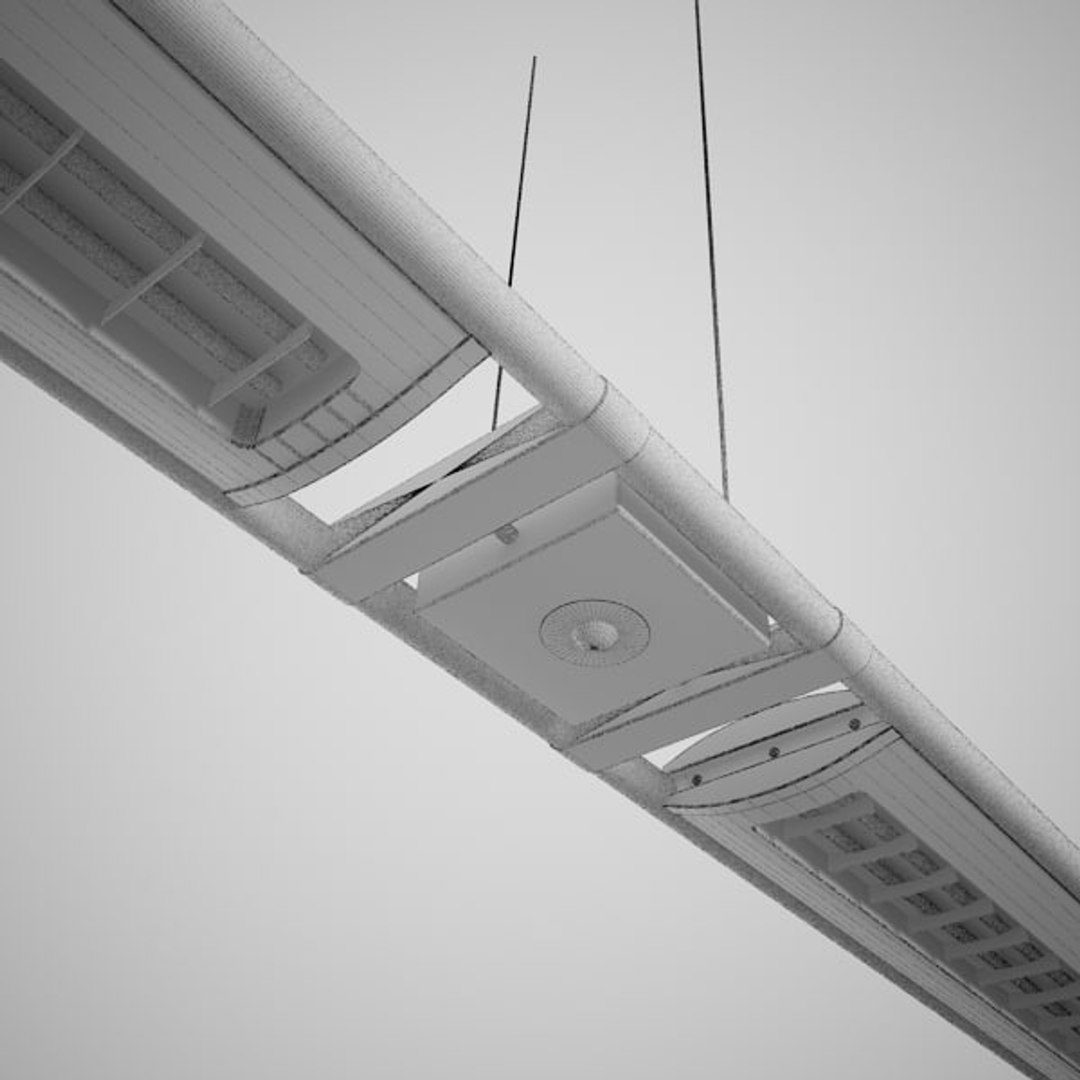 Office Strip Lights 3d Max