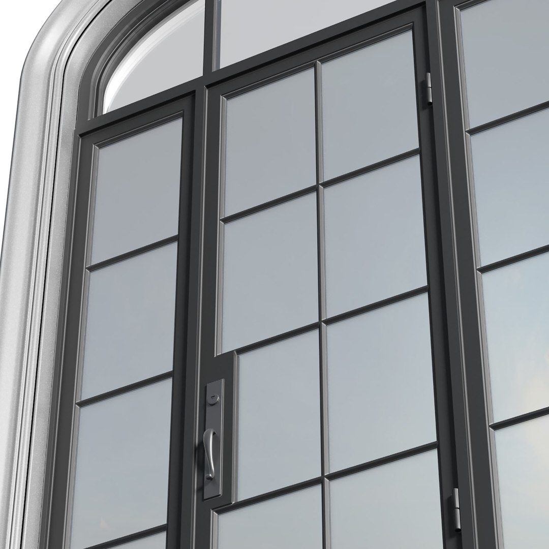 Arc Classic Entrance Door Window 3D Model - TurboSquid 2077336