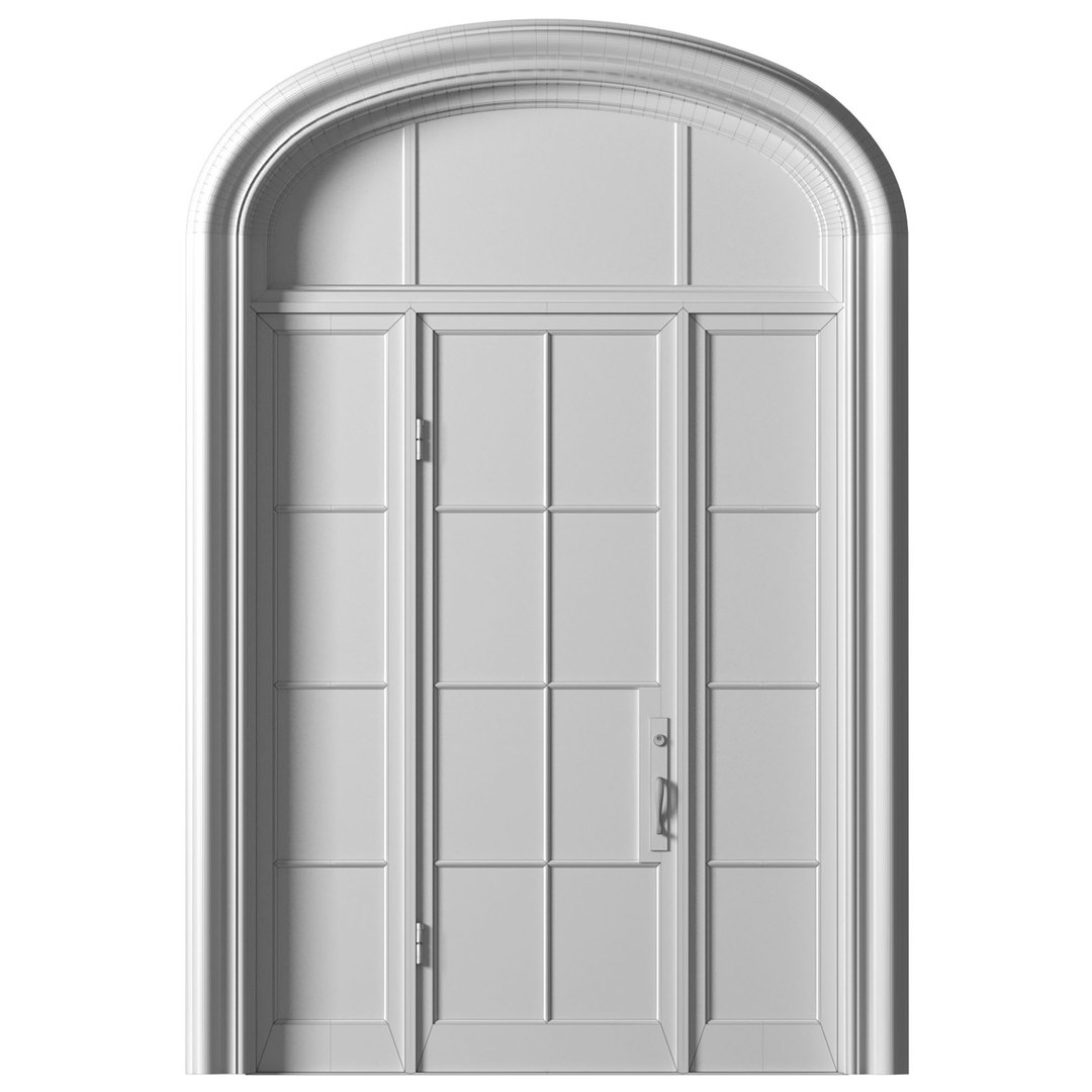 Arc Classic Entrance Door Window 3D Model - TurboSquid 2077336