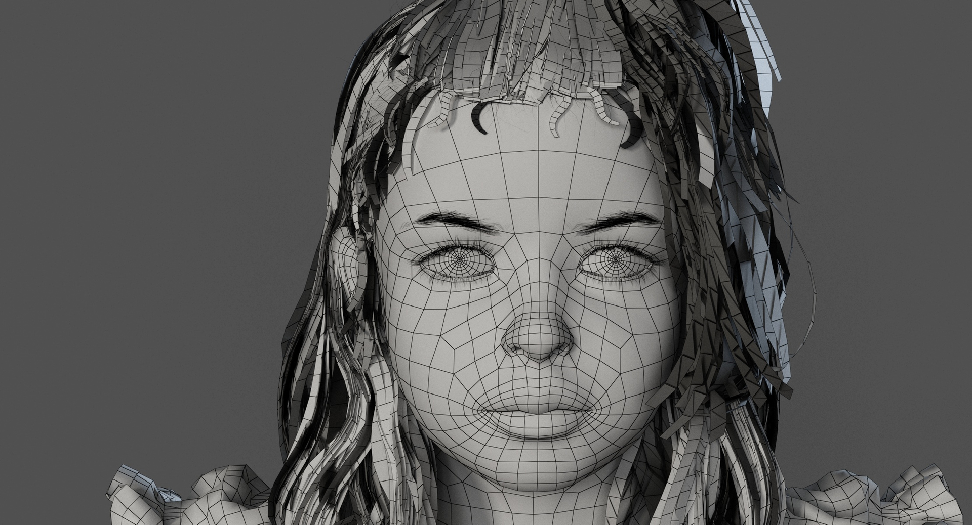 Hope Realistic Little Girl Rigged Character 3D model - TurboSquid 1875171