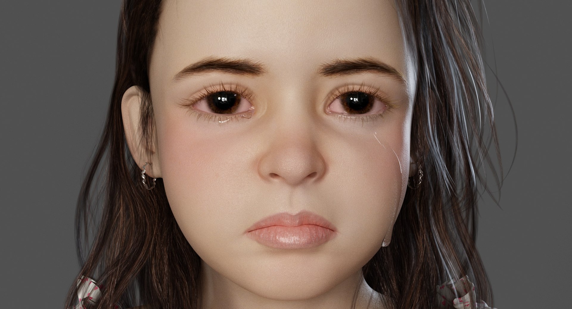 Hope Realistic Little Girl Rigged Character 3D Model - TurboSquid 1875171