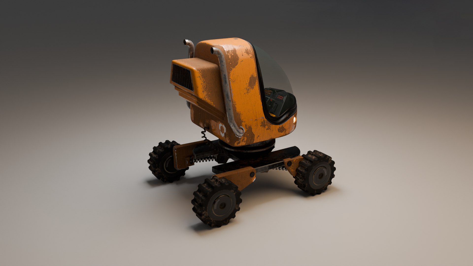 3D Model Sci-Fi Futuristic Mars Research Rover Vehicle - TurboSquid 2209984
