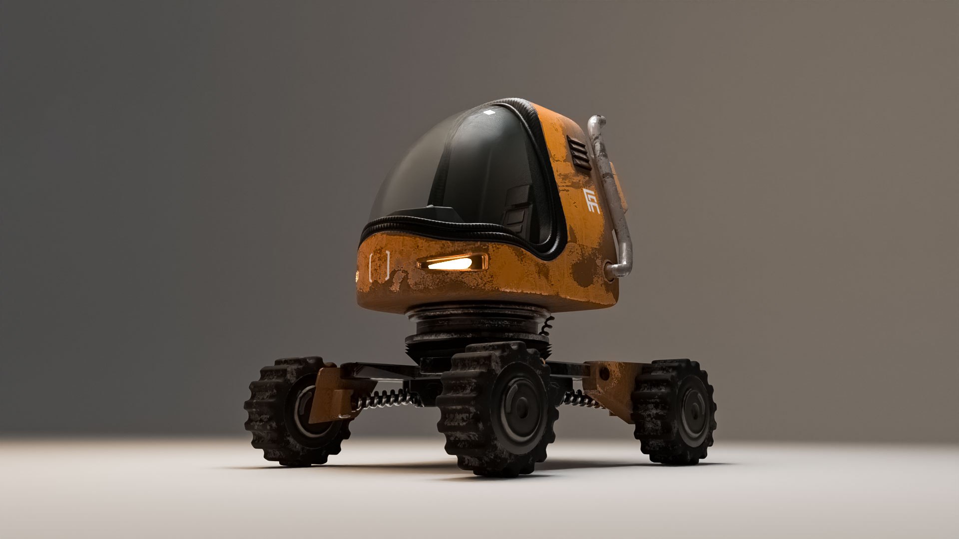 3D Model Sci-Fi Futuristic Mars Research Rover Vehicle - TurboSquid 2209984