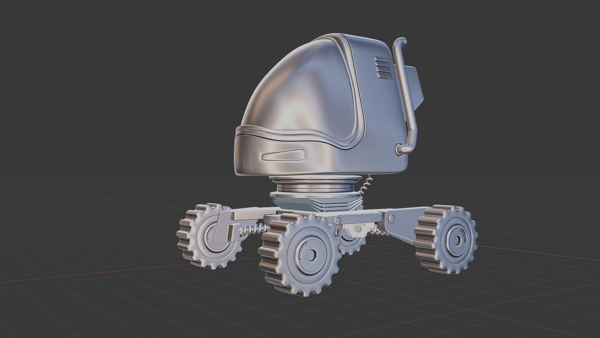 3D Model Sci-Fi Futuristic Mars Research Rover Vehicle - TurboSquid 2209984