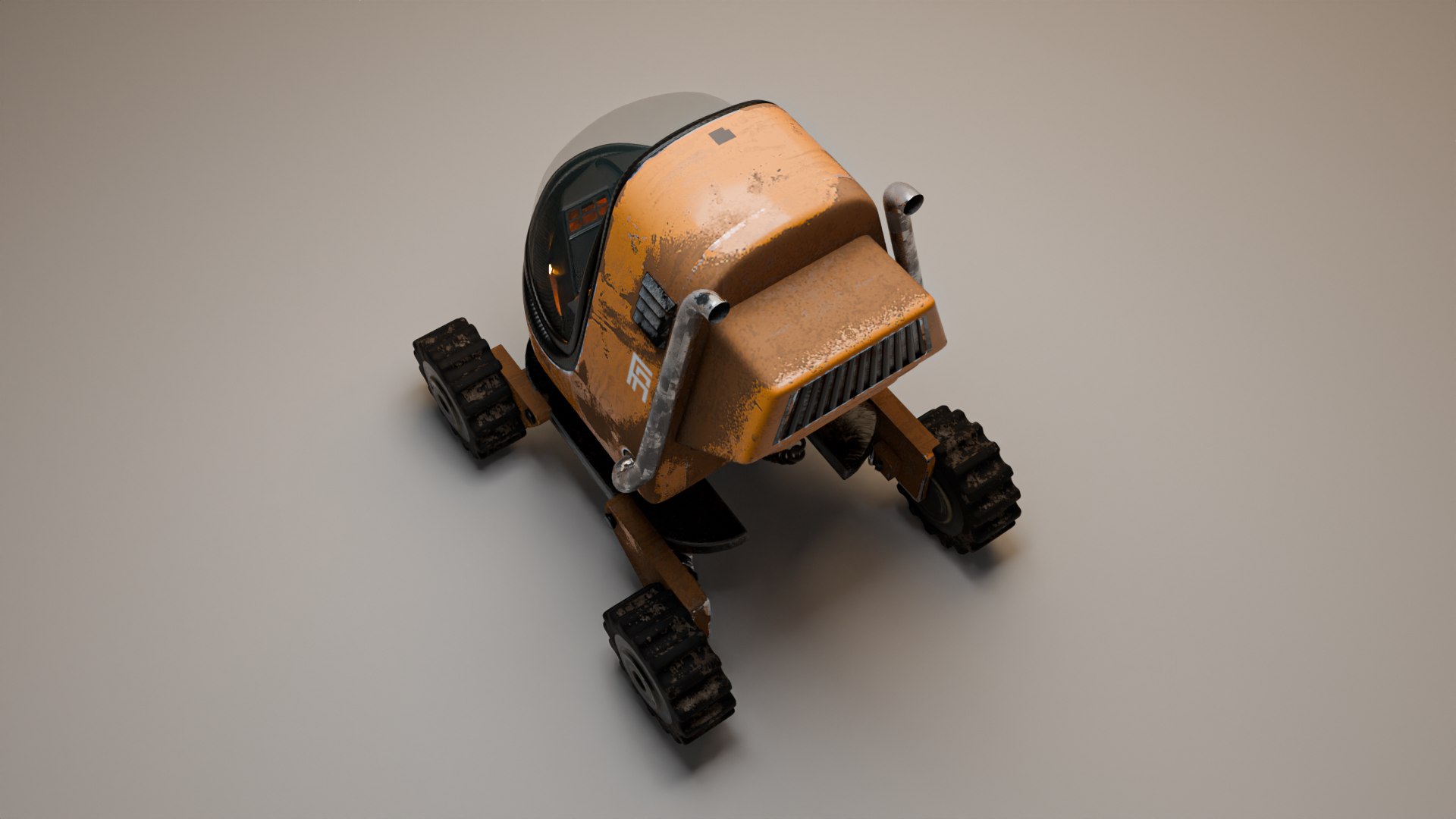 3D Model Sci-Fi Futuristic Mars Research Rover Vehicle - TurboSquid 2209984