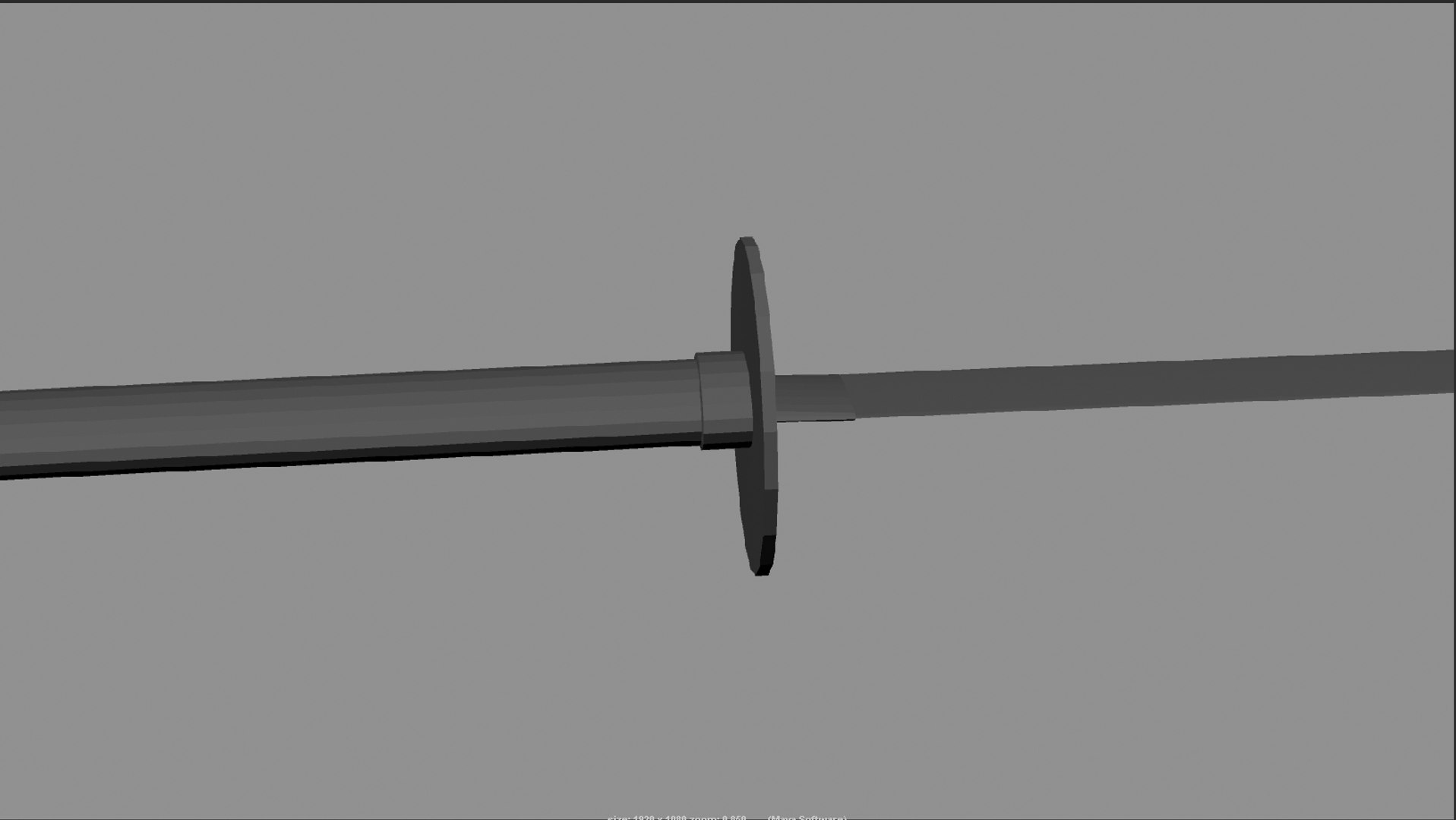 3d model katana
