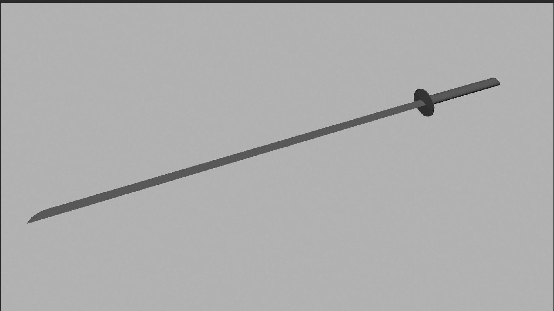 3d model katana