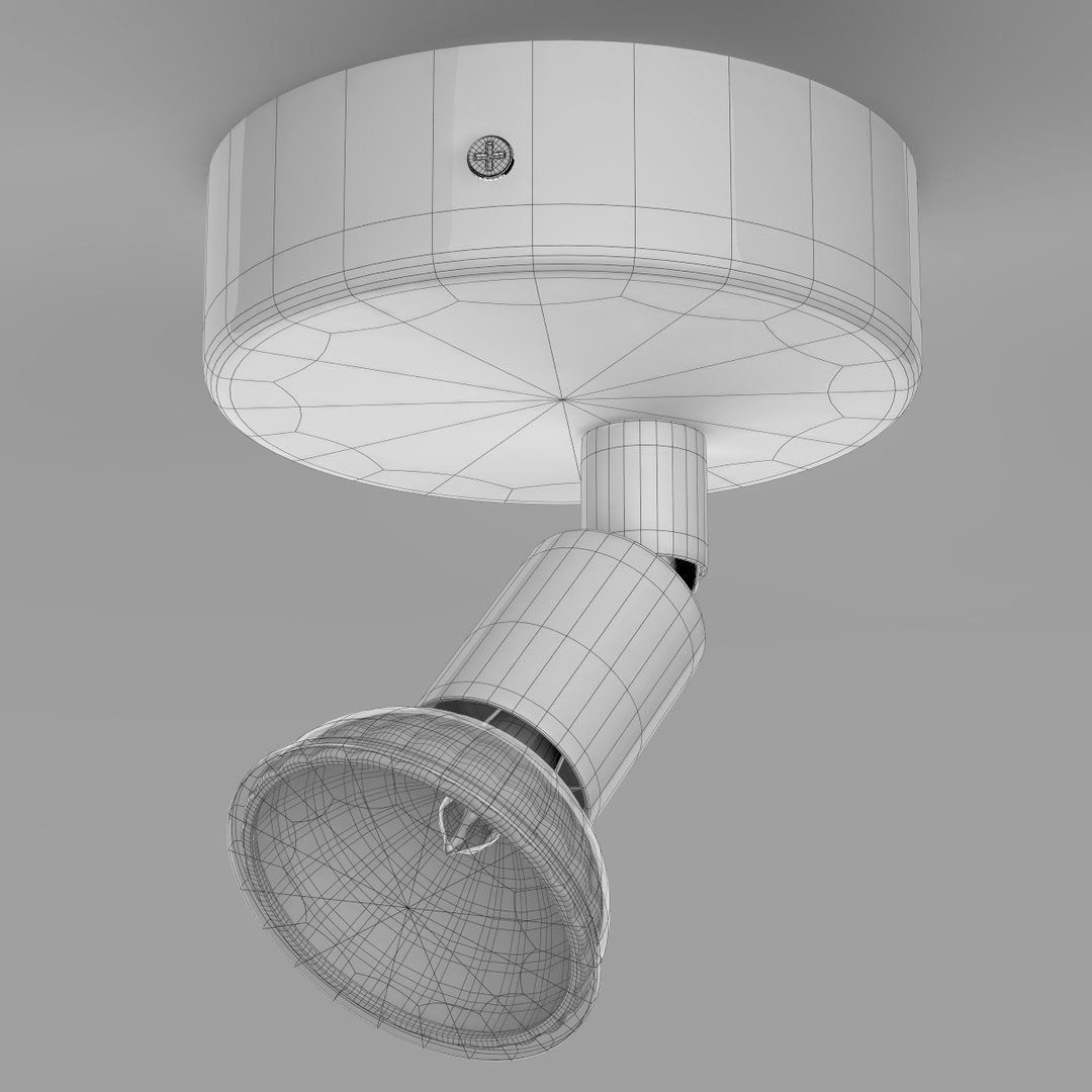 3d Model Ceiling Spotlight