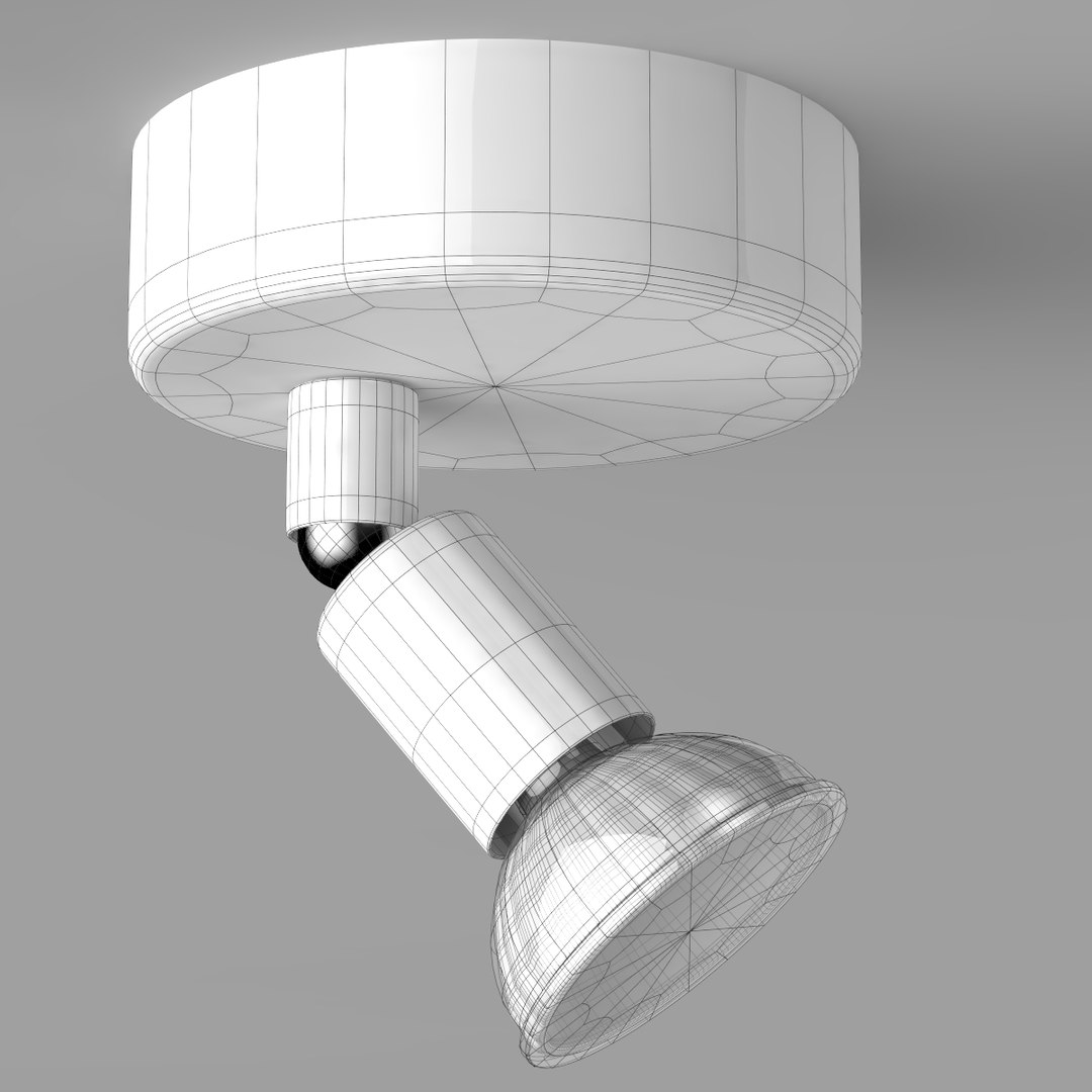 3d Model Ceiling Spotlight