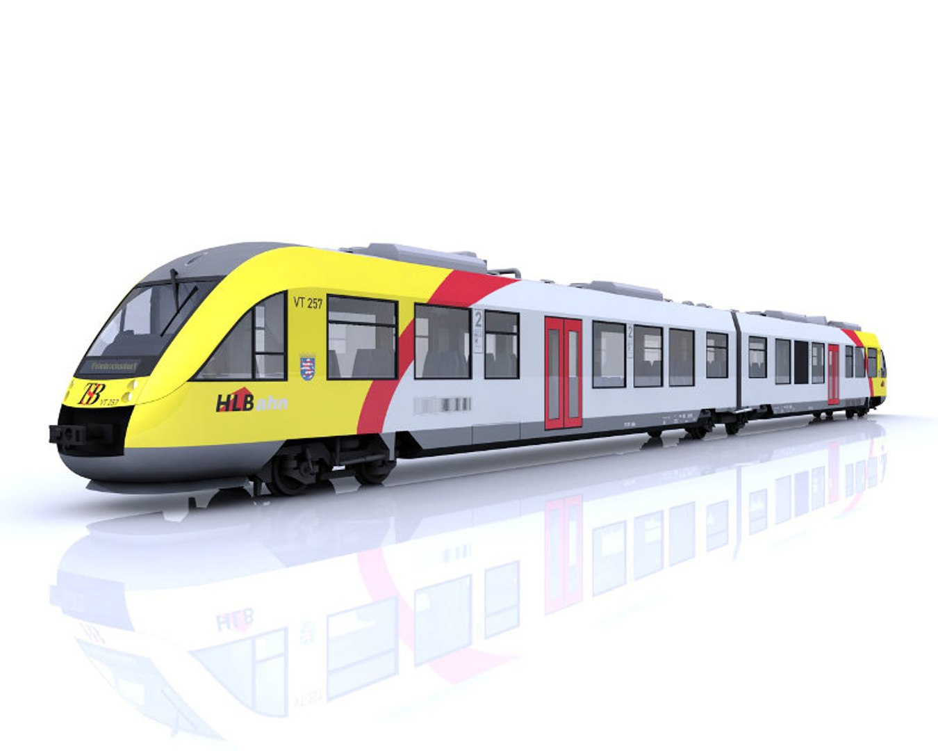 3d Lint Passenger Train Taunusbahn Model