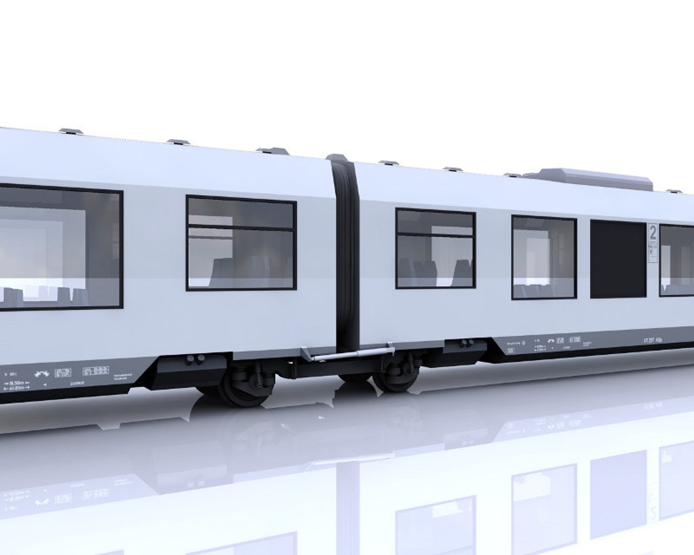 3d Lint Passenger Train Taunusbahn Model