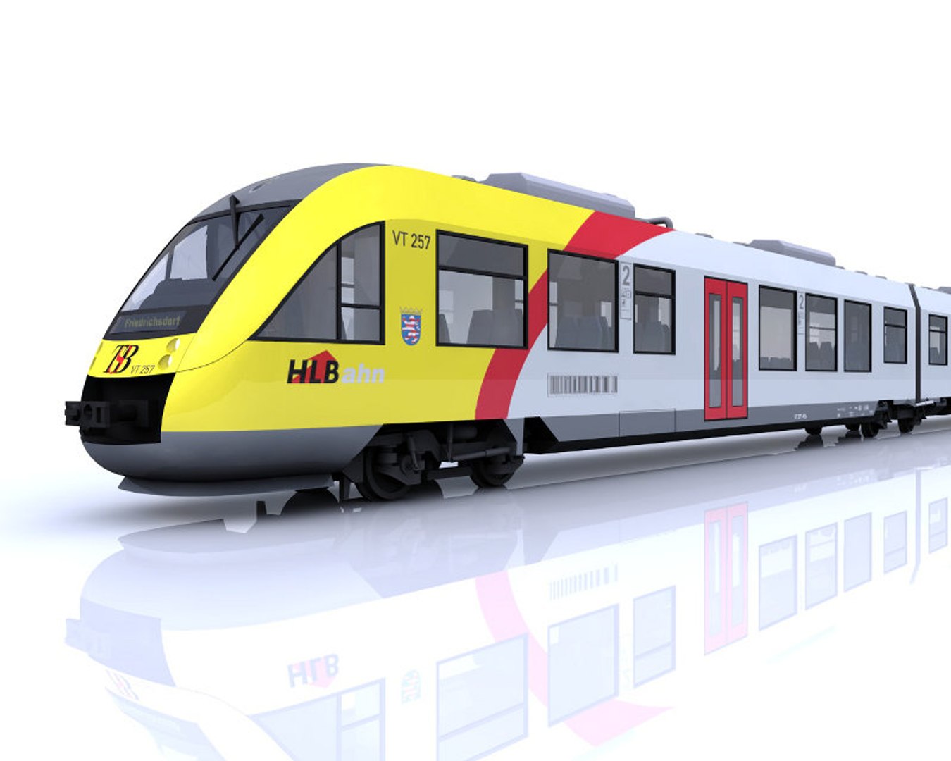 3d Lint Passenger Train Taunusbahn Model