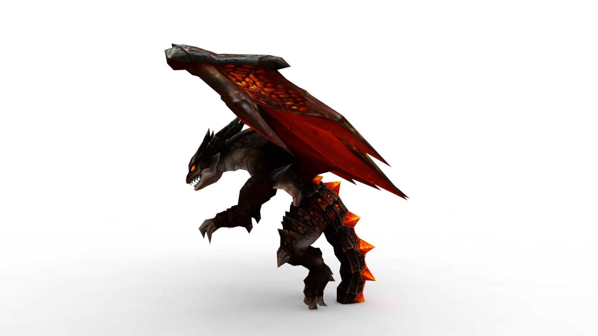 3D Red Dragon - TurboSquid 1916740