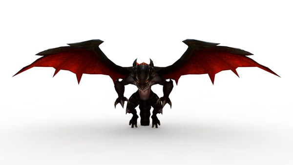3D Red dragon - TurboSquid 1916740