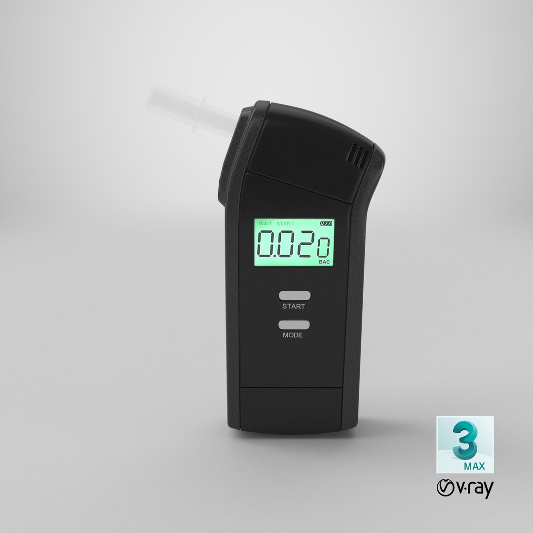 3D Breathalyser Breath Model - TurboSquid 1149299