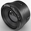 camera lens canon ef 3d model