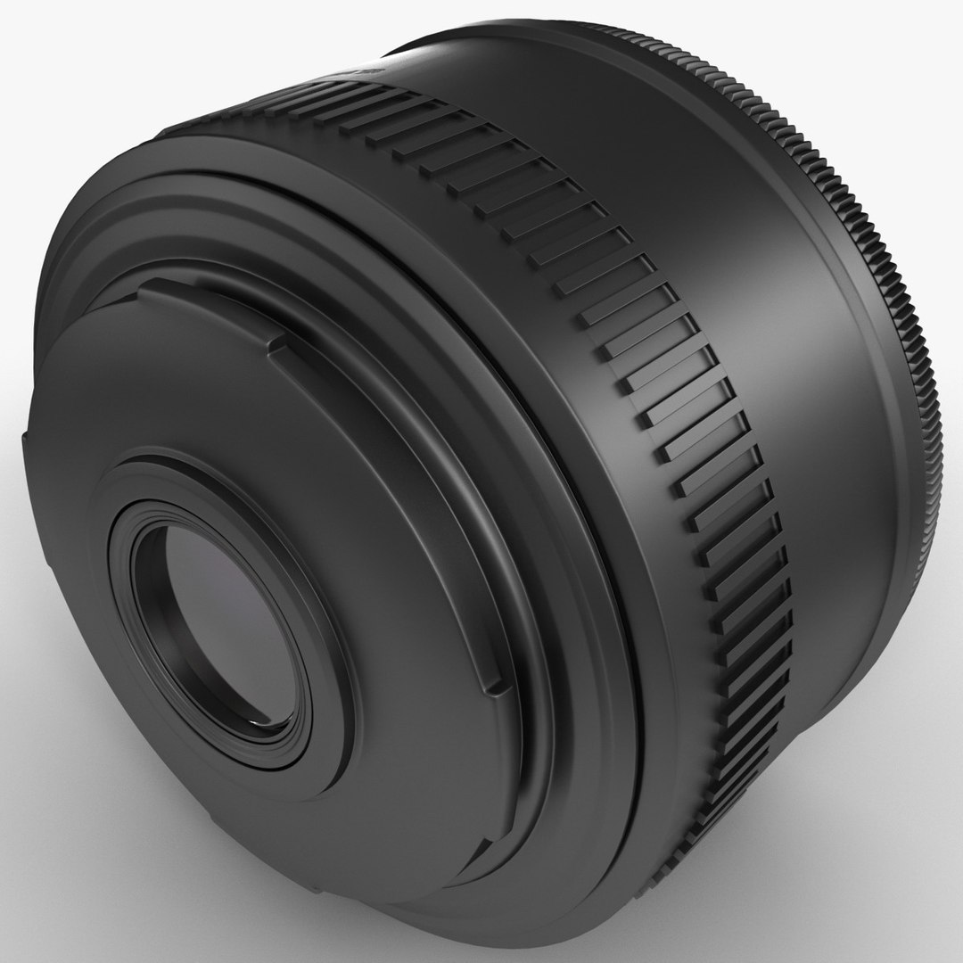 Camera Lens Canon Ef 3d Model