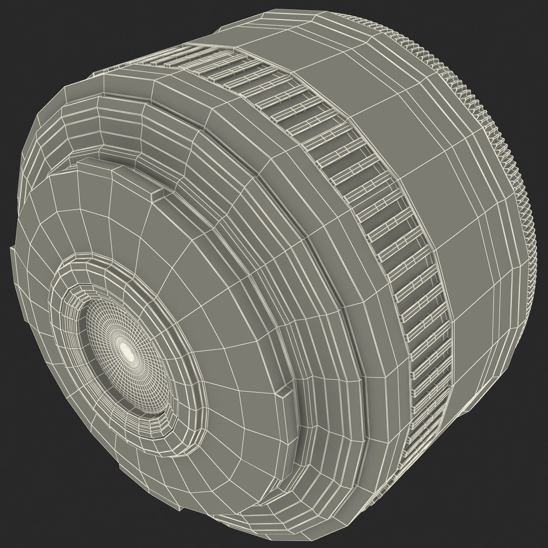 Camera Lens Canon Ef 3d Model