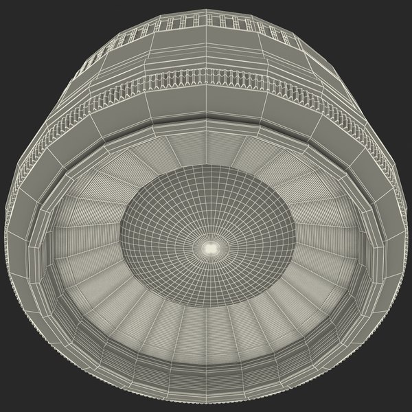 camera lens canon ef 3d model