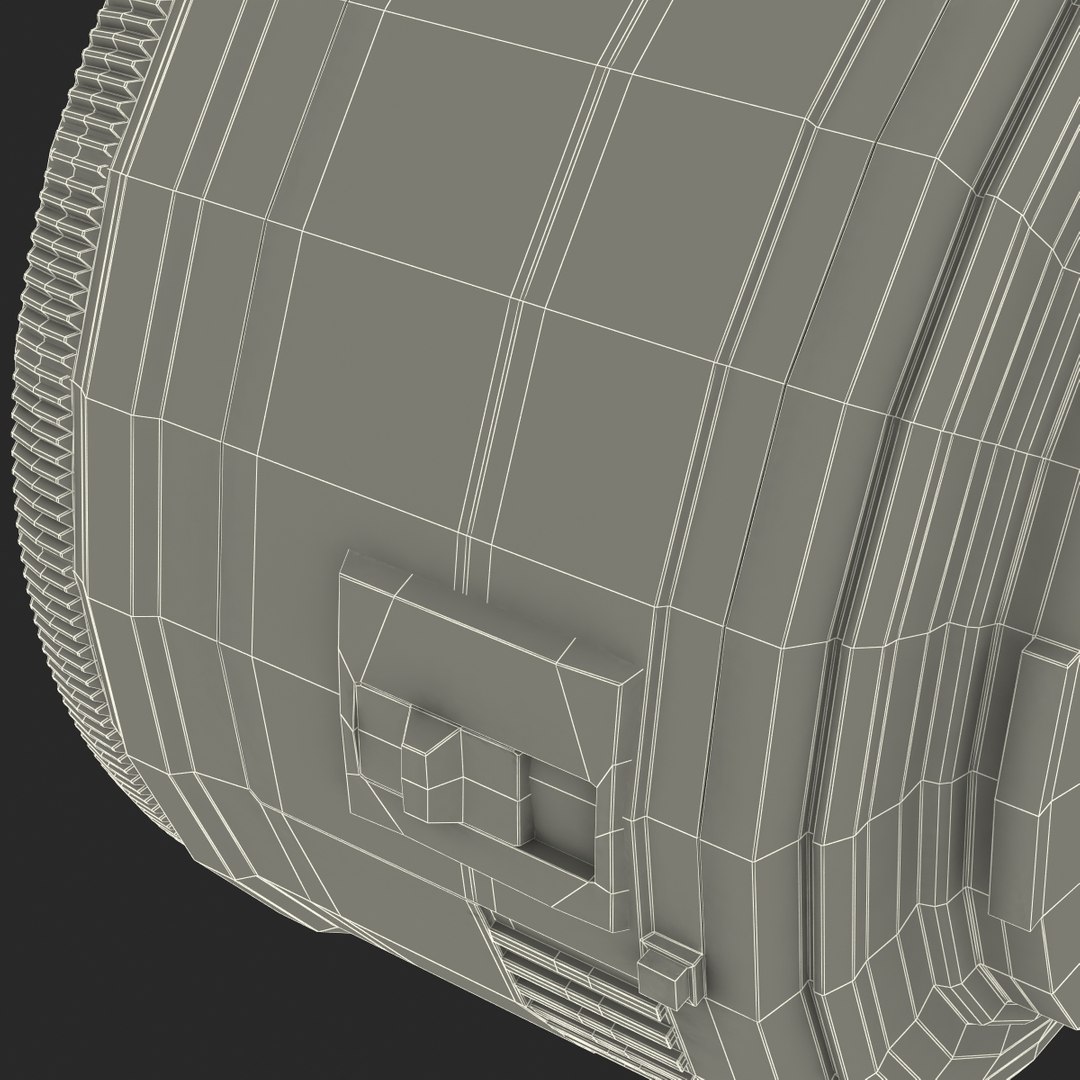 Camera Lens Canon Ef 3d Model