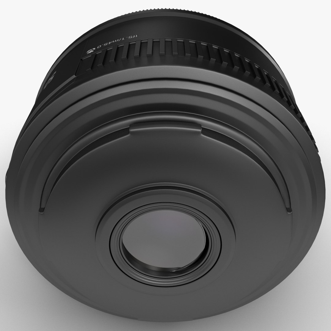 Camera Lens Canon Ef 3d Model