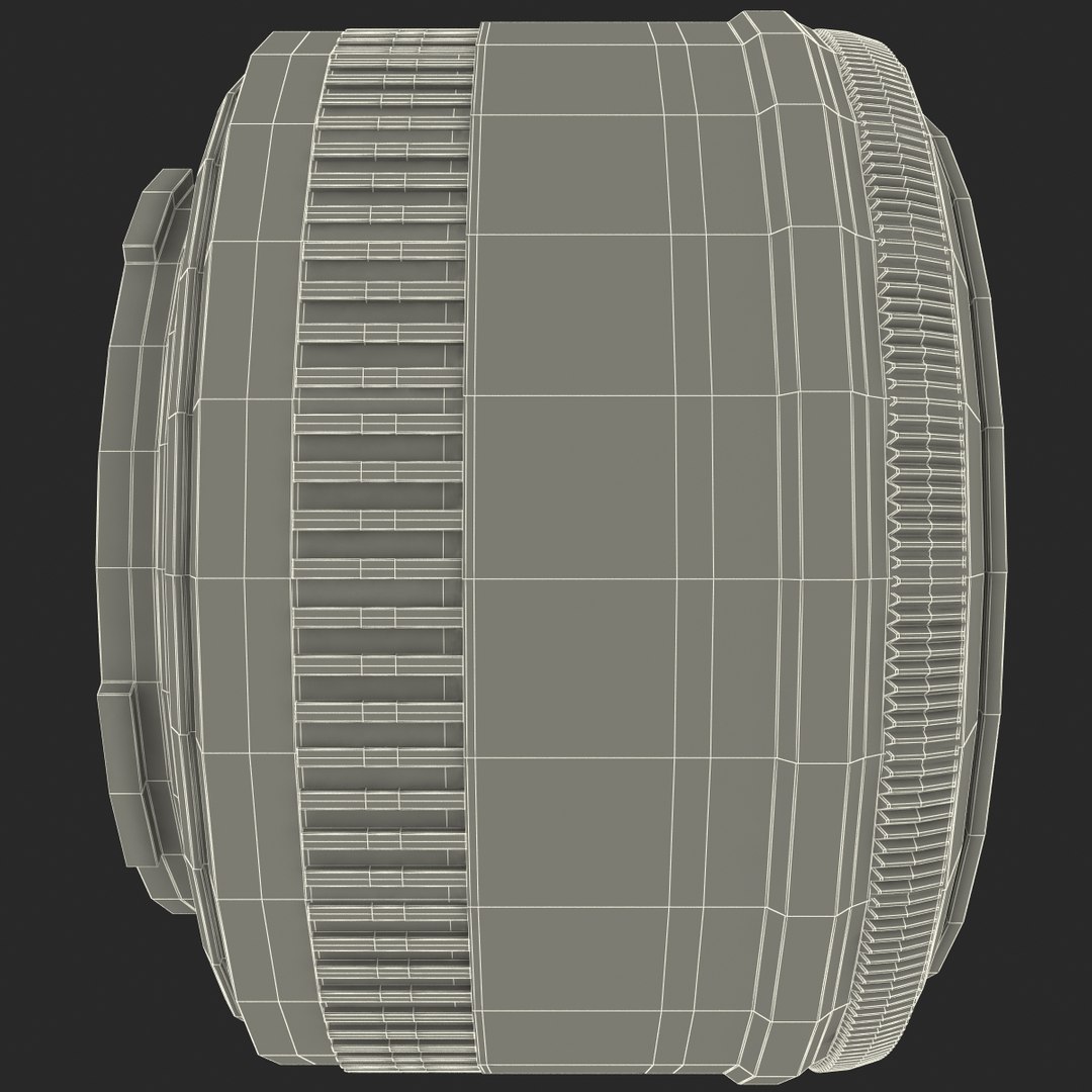 Camera Lens Canon Ef 3d Model