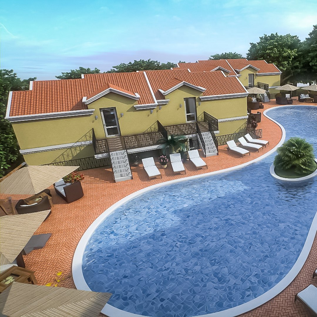 3D Housing Complex - TurboSquid 1751208