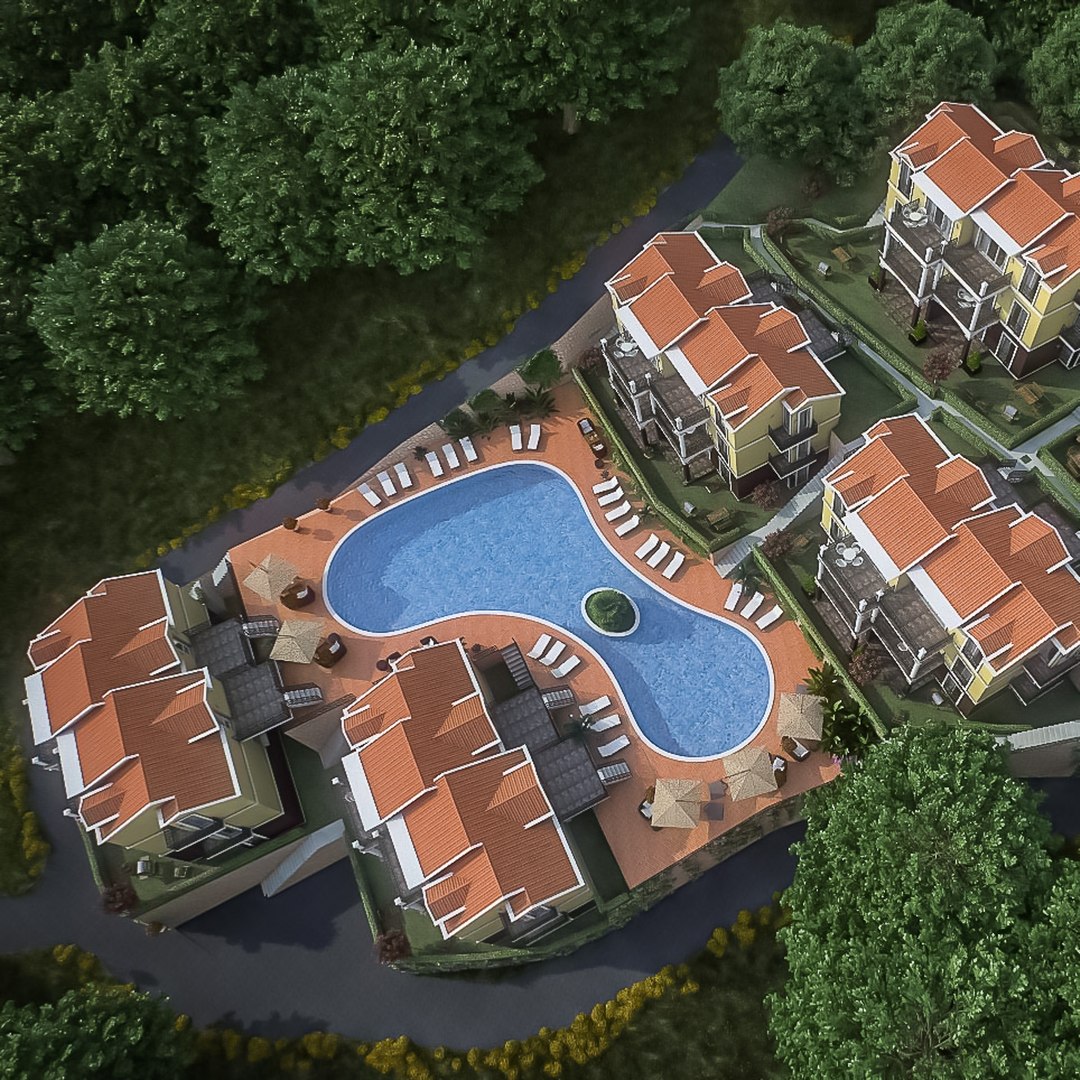 3D Housing Complex - TurboSquid 1751208