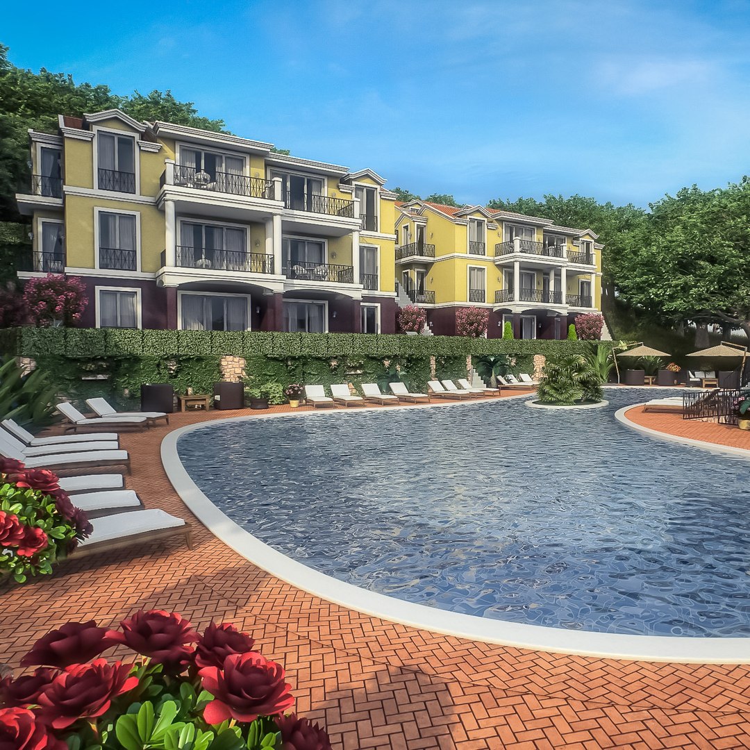 3D Housing Complex - TurboSquid 1751208