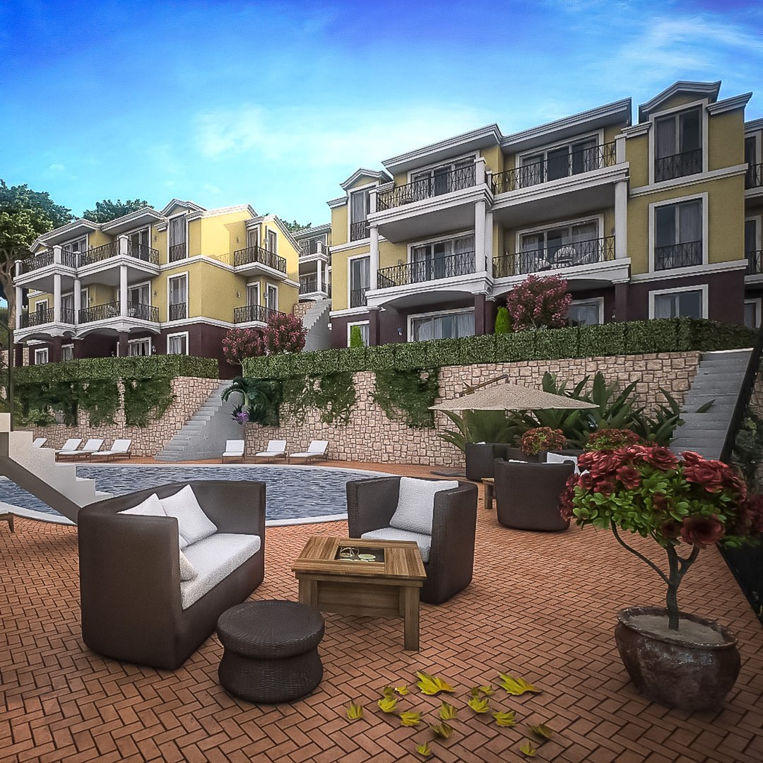 3D Housing Complex - TurboSquid 1751208