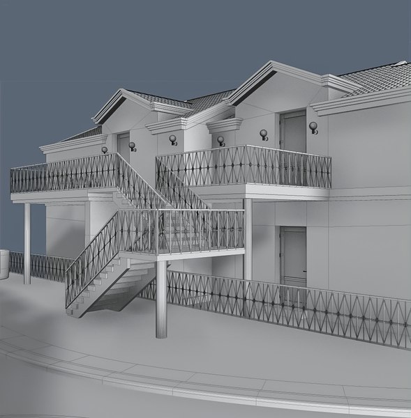3D Housing Complex - TurboSquid 1751208