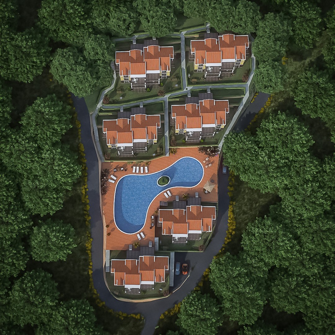 3D Housing Complex - TurboSquid 1751208