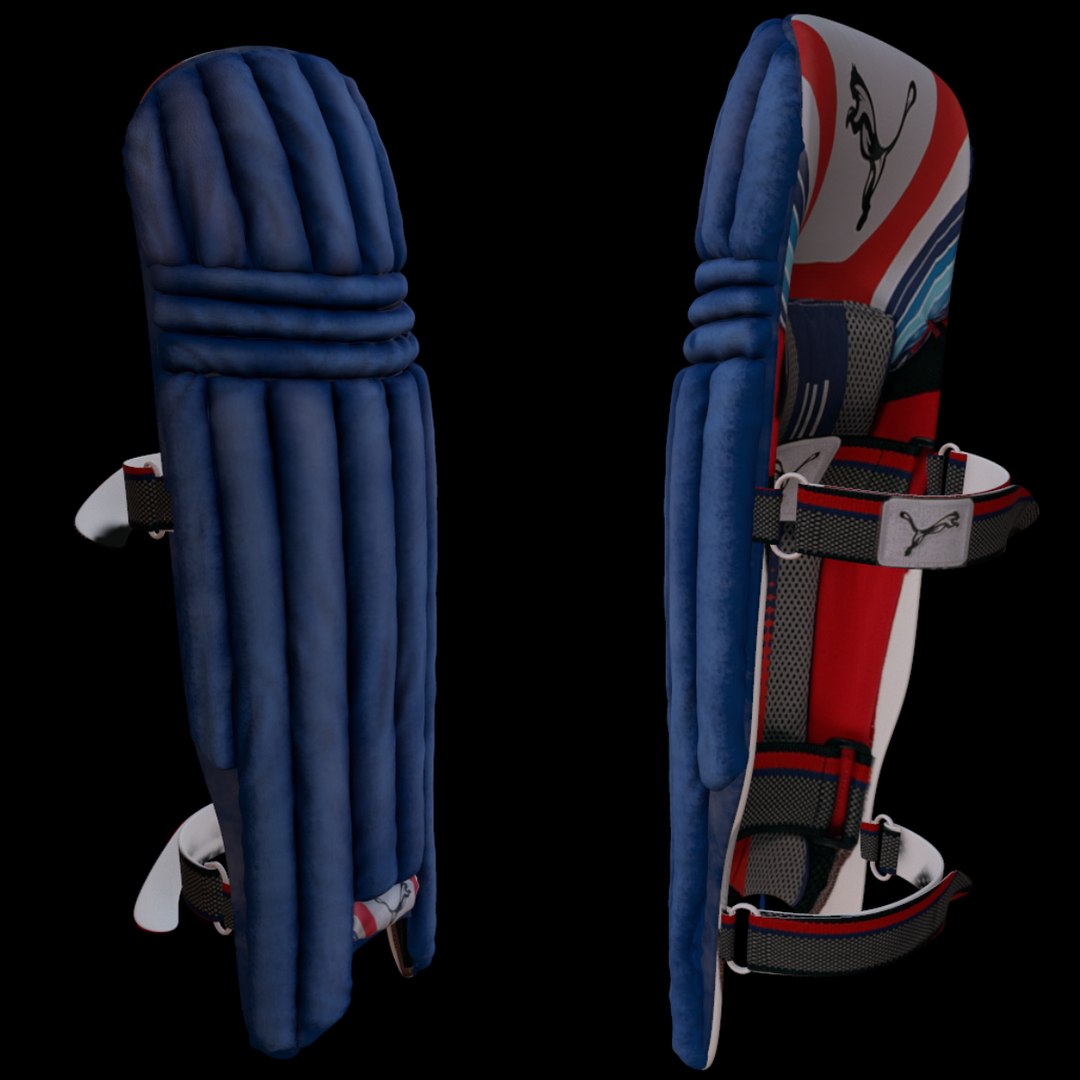 3D Cricket Pads Model - TurboSquid 2019527