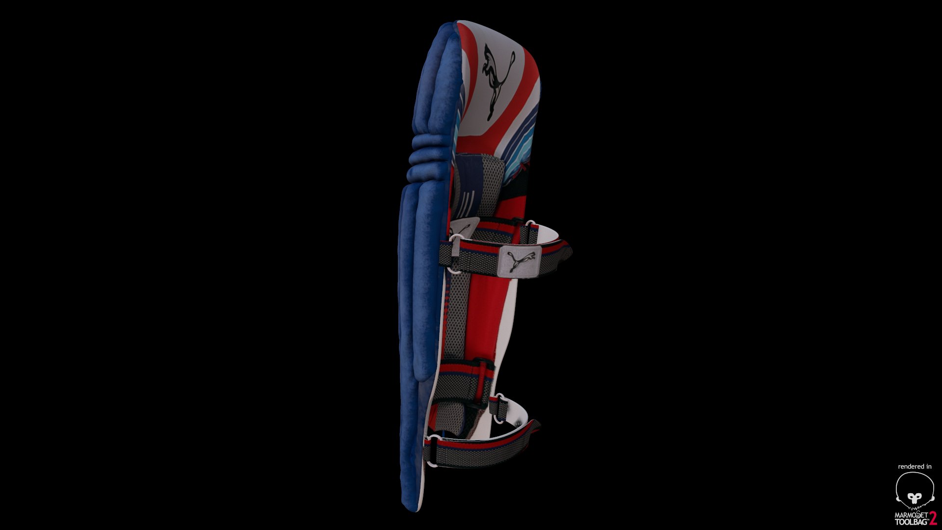 3D Cricket Pads Model - TurboSquid 2019527