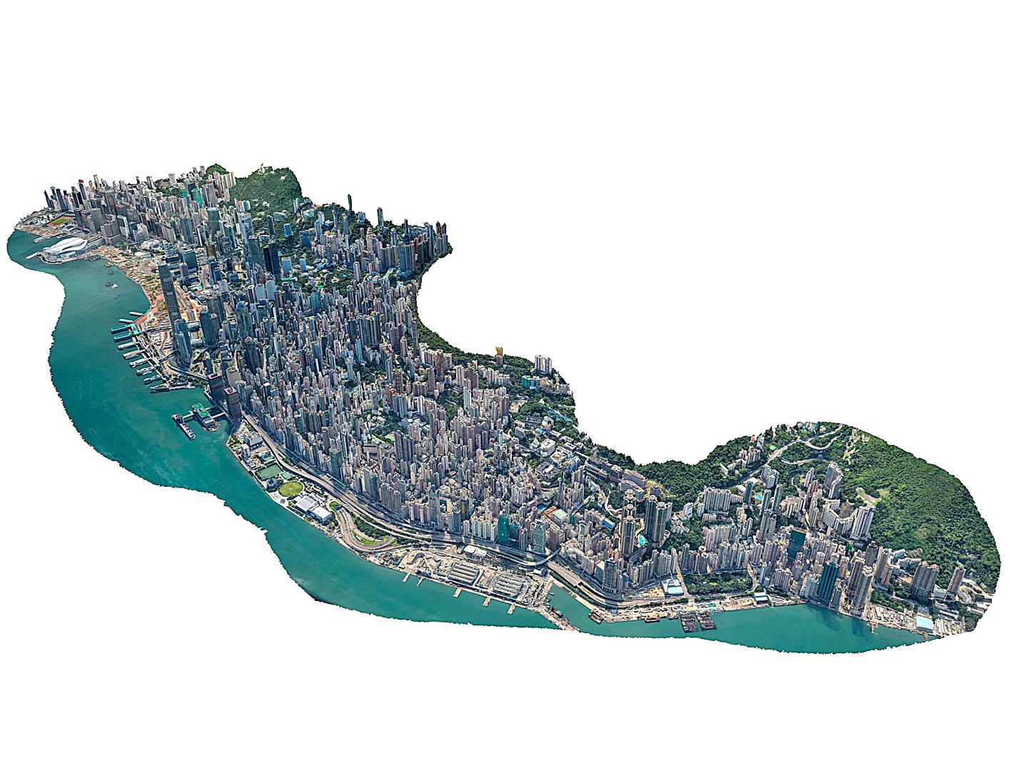 3D Hong Kong Model - TurboSquid 1459895