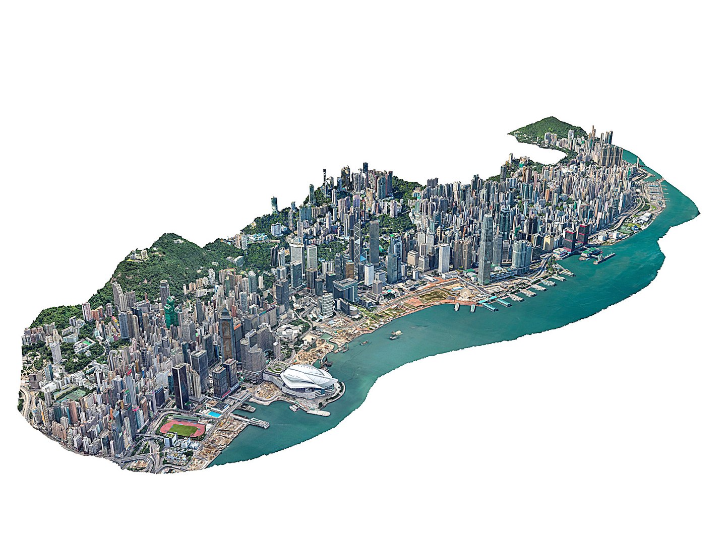 3D Hong Kong Model - TurboSquid 1459895