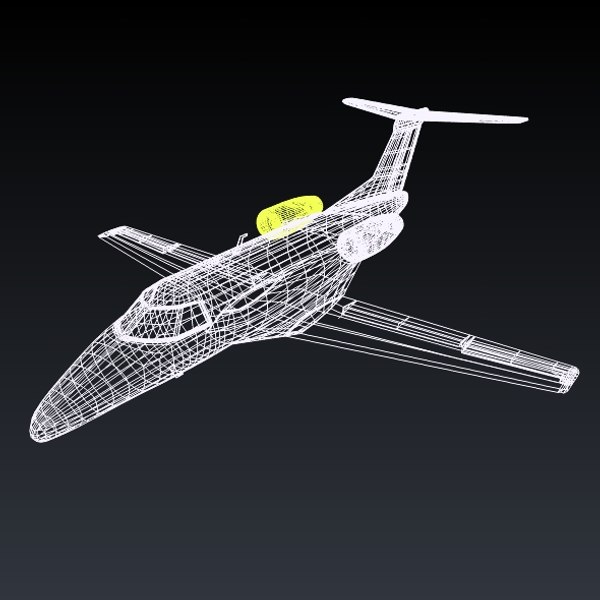 3d jet private embraer model