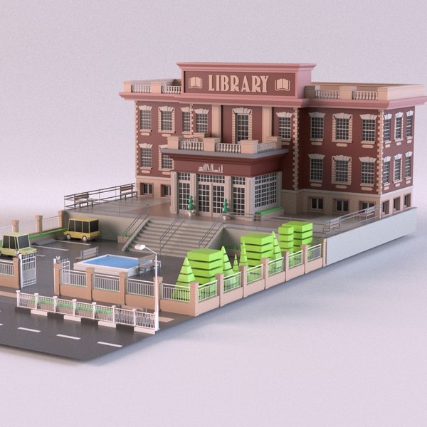 Library 3D Models for Download | TurboSquid