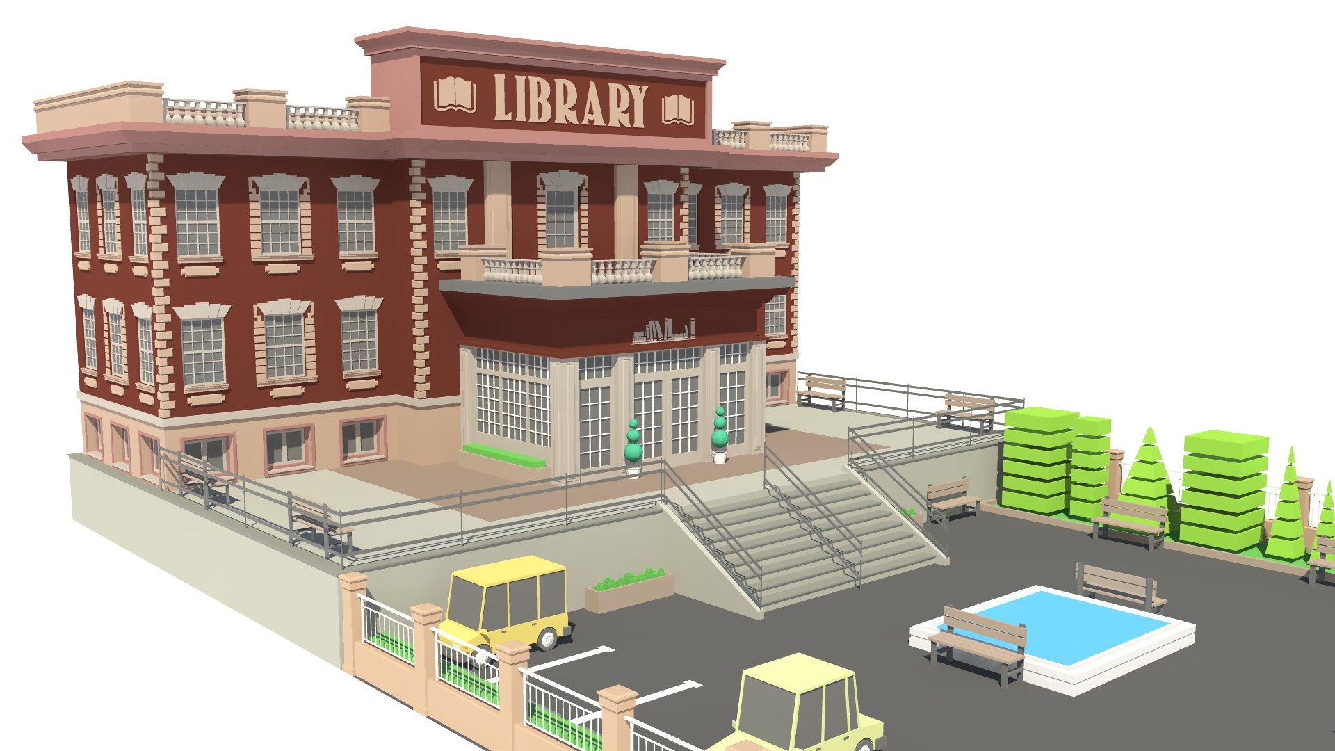 3D Library01 - TurboSquid 1412069