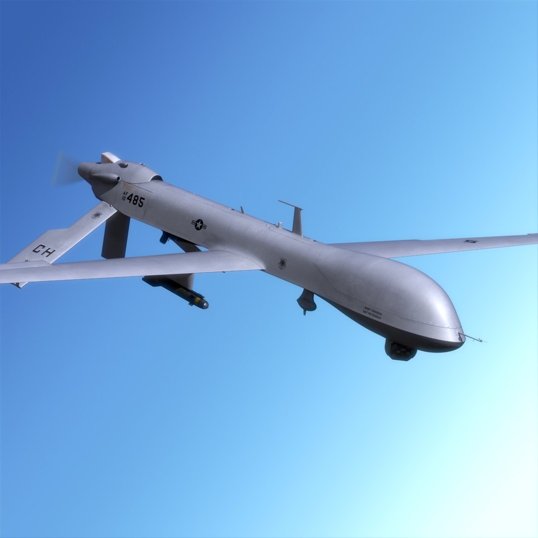Mq-1 Predator Vehicle 1 3d Model