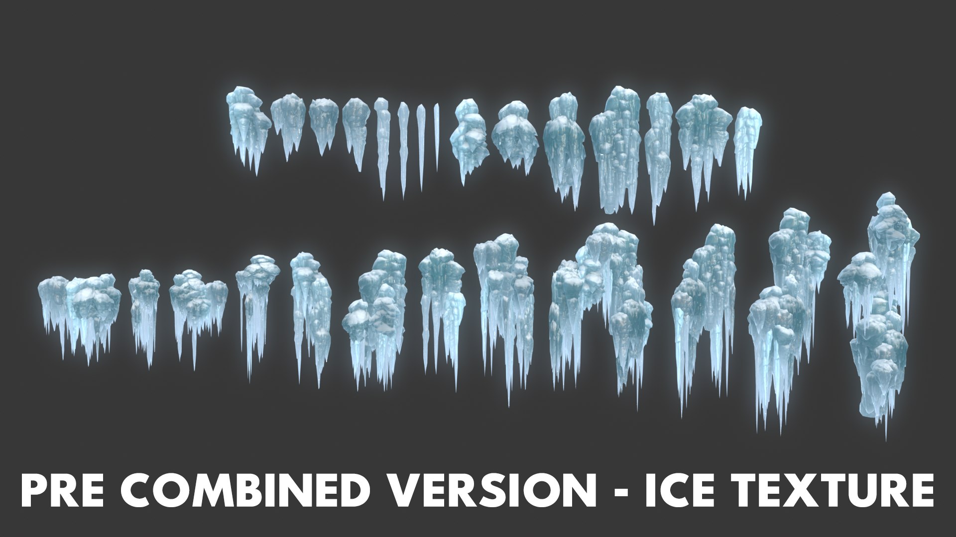 42 Low Poly Ice Cave Modulars - 240103 3D - TurboSquid 2172383