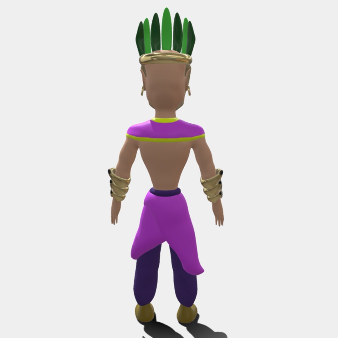 Mayan Warrior Model - TurboSquid 2020480