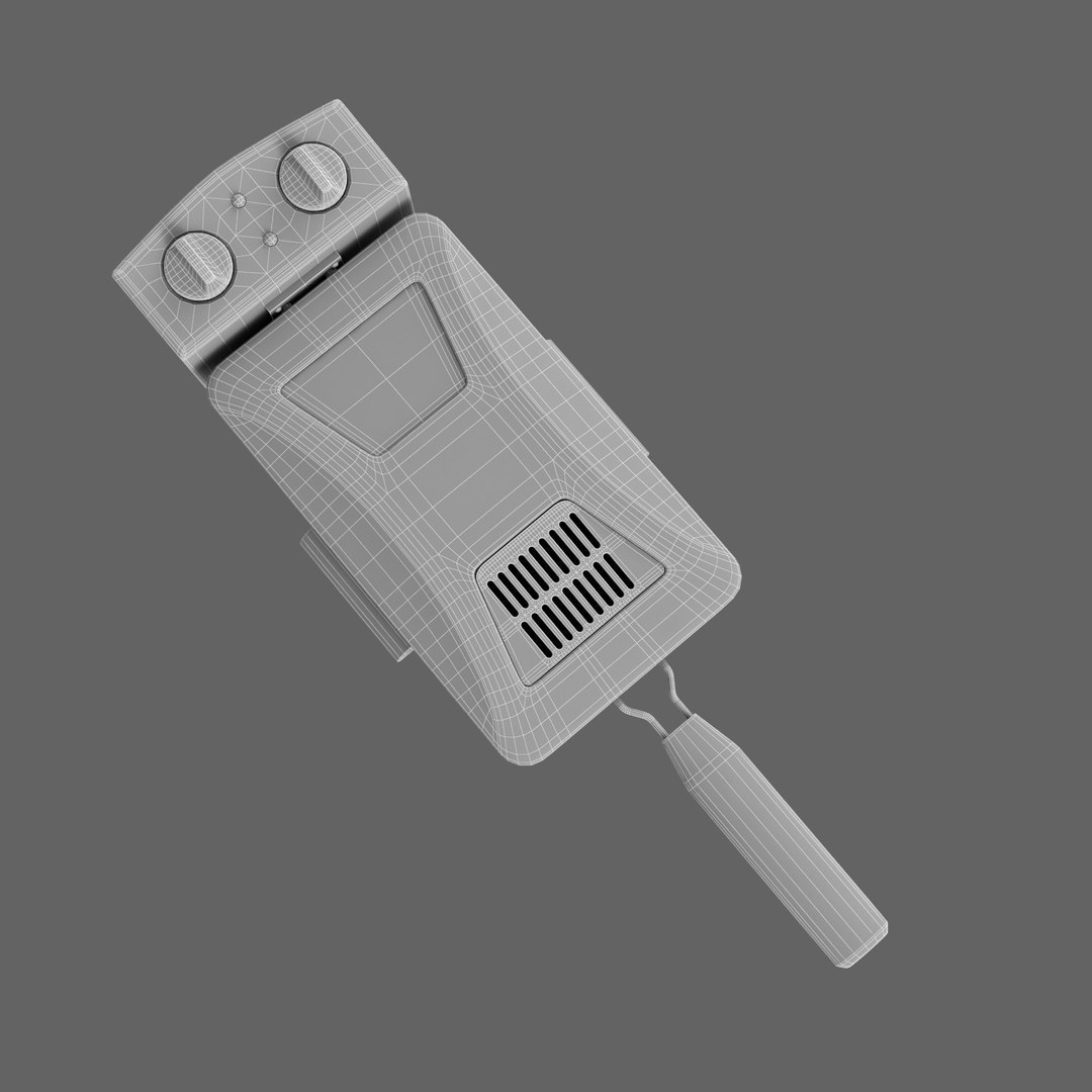 3d Model Deep Fryer
