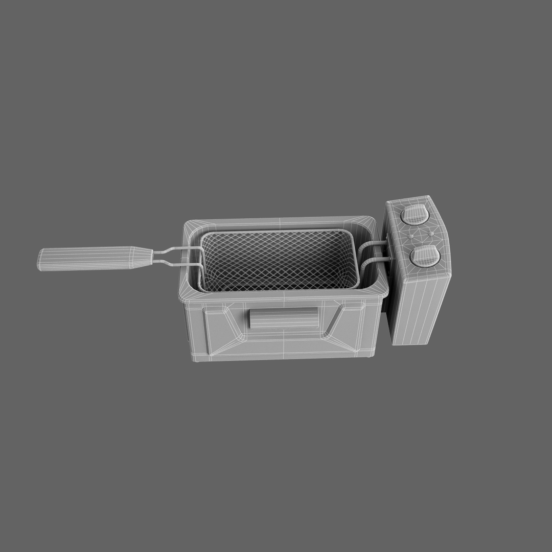 3d model deep fryer