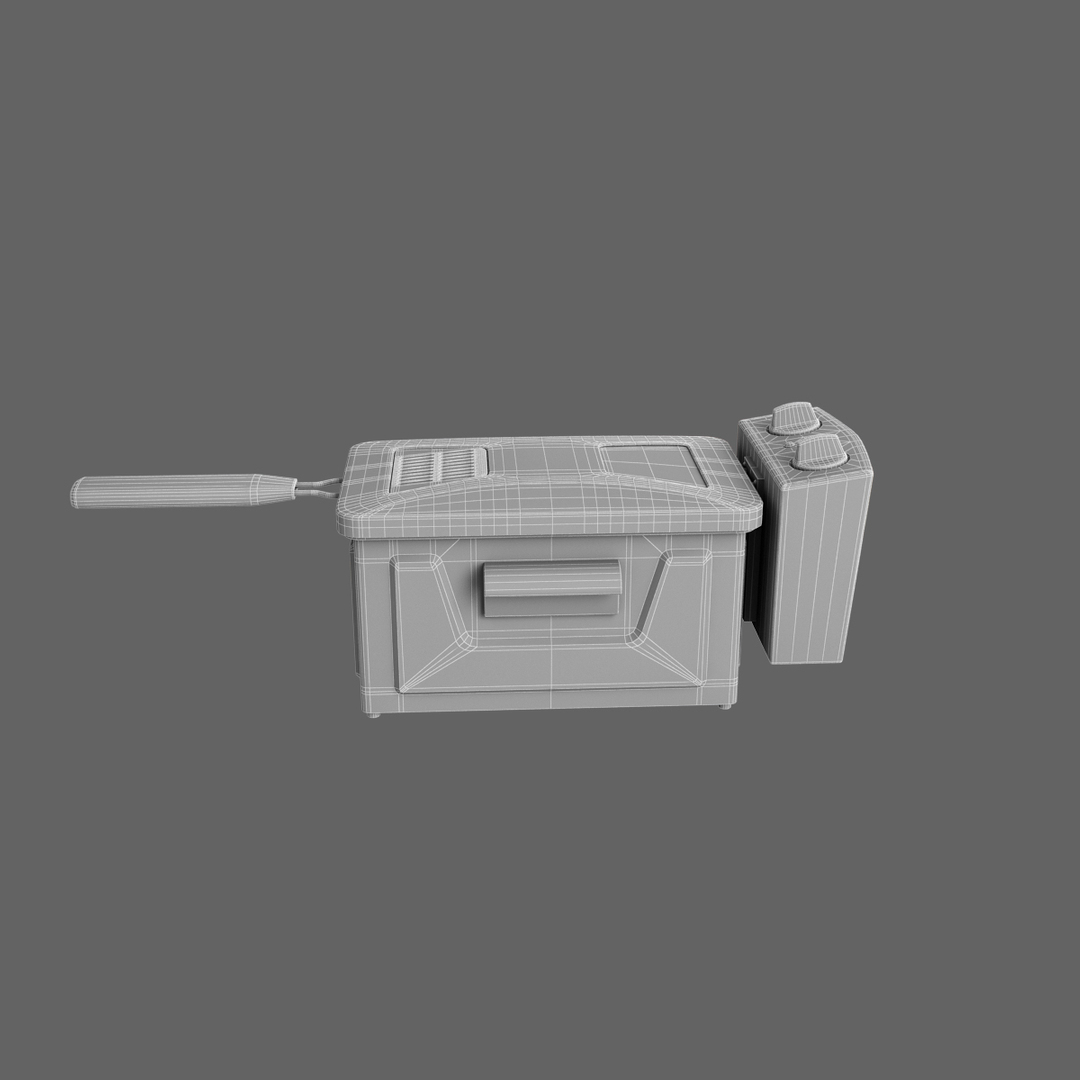 3d Model Deep Fryer