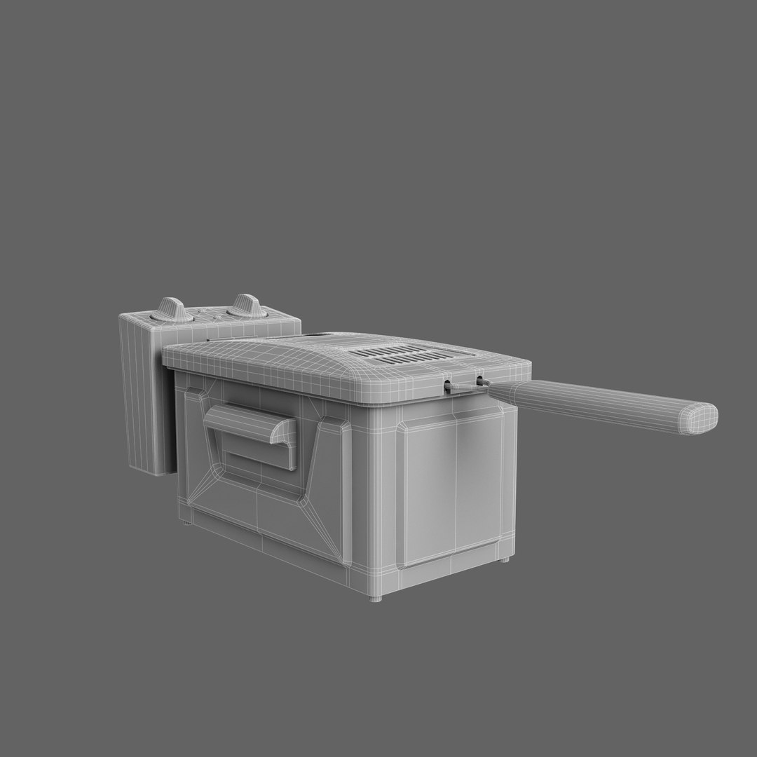3d Model Deep Fryer