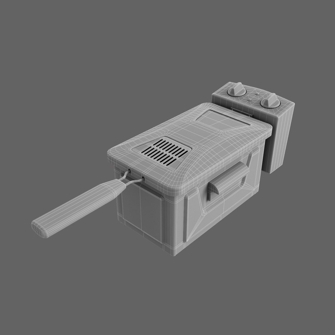 3d Model Deep Fryer