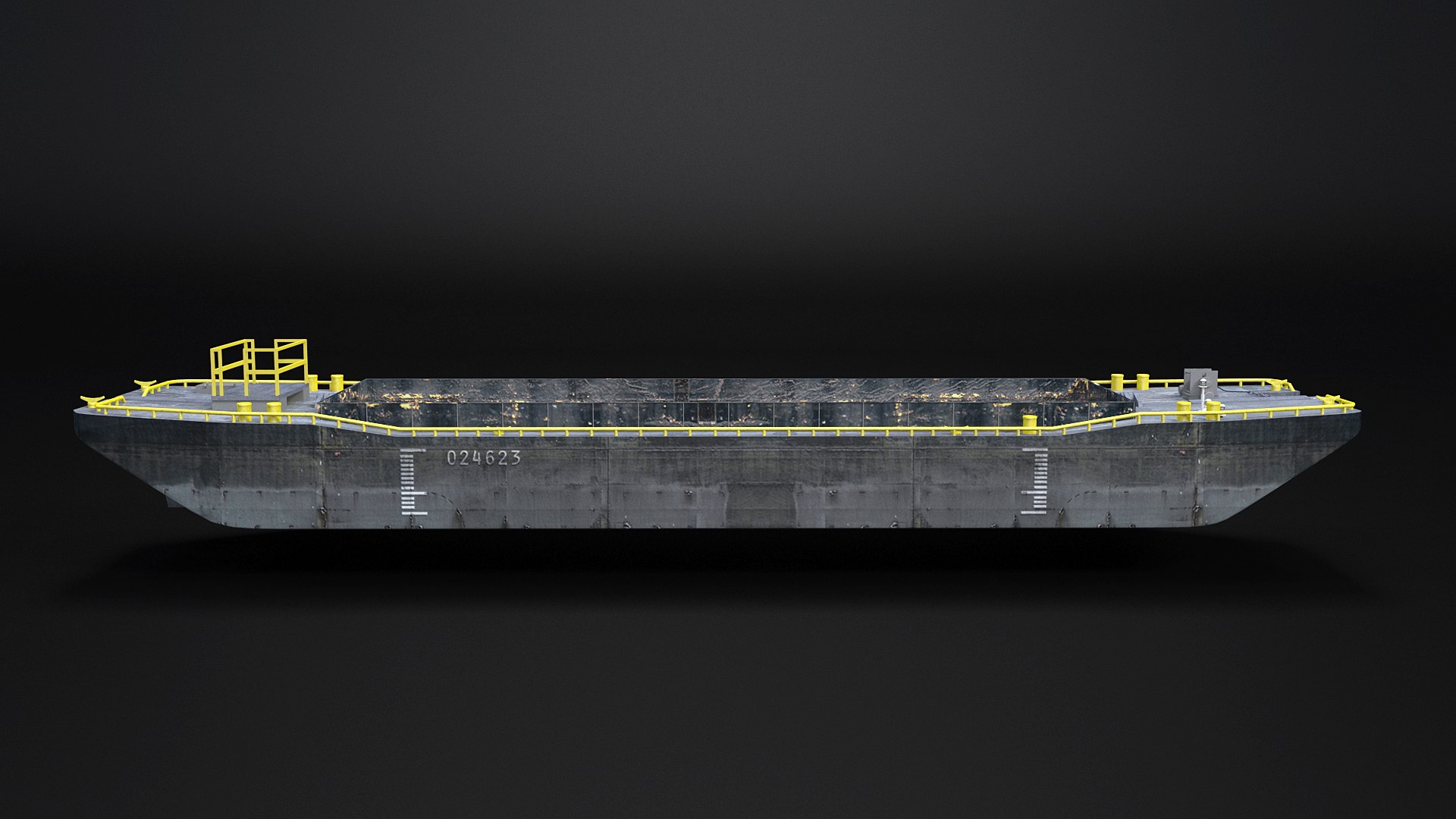 Barge 3D model - TurboSquid 1834050