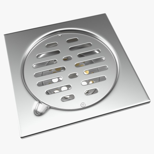 modelo 3d Shower Drain - TurboSquid 2040921